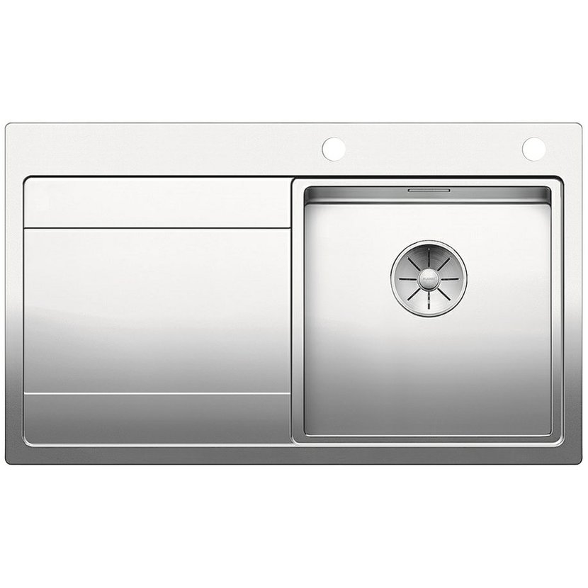 Blanco DIVON II 45 S-IF InFino Nerez hedvábný lesk dřez vpravo s excentrem